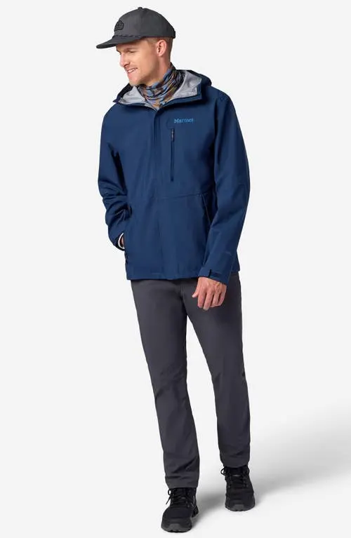 MARMOT Precip® Eco Pro Waterproof Hooded Jacket - Nightfall Navy