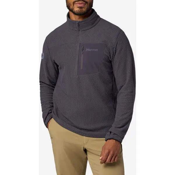 MARMOT Airfleece Half Zip Pullover - Blackened