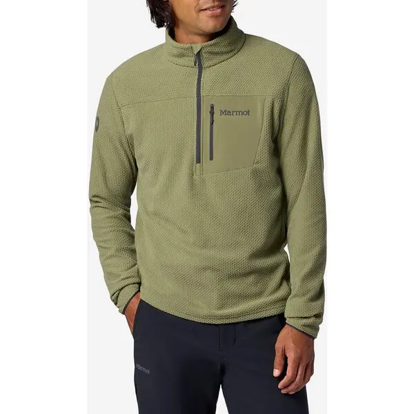 MARMOT Airfleece Half Zip Pullover - Olive Grove