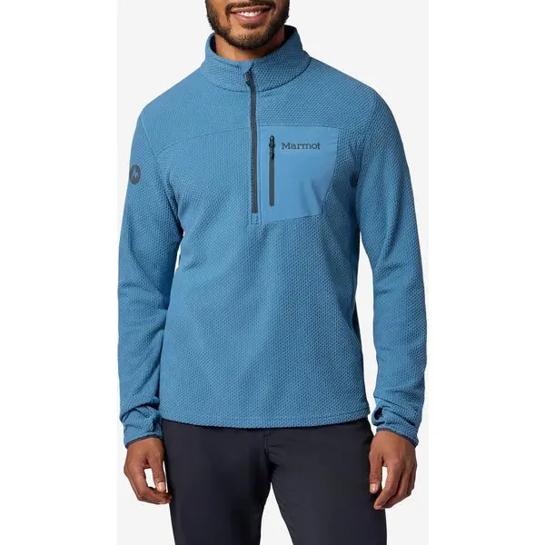 MARMOT Airfleece Half Zip Pullover - Summer Storm