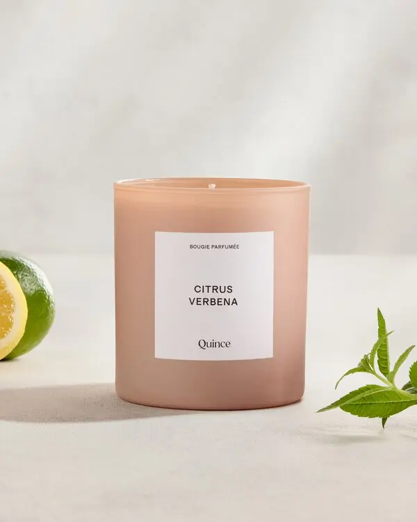 Quince Citrus Verbena Limited Edition Candle, Plant-based Wax - One-color