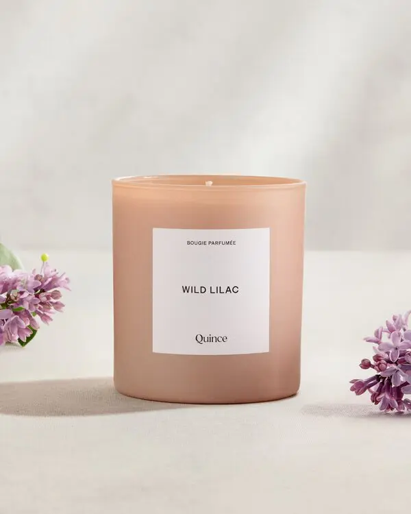 Quince Wild Lilac Limited Edition Candle, Plant-based Wax - One-color