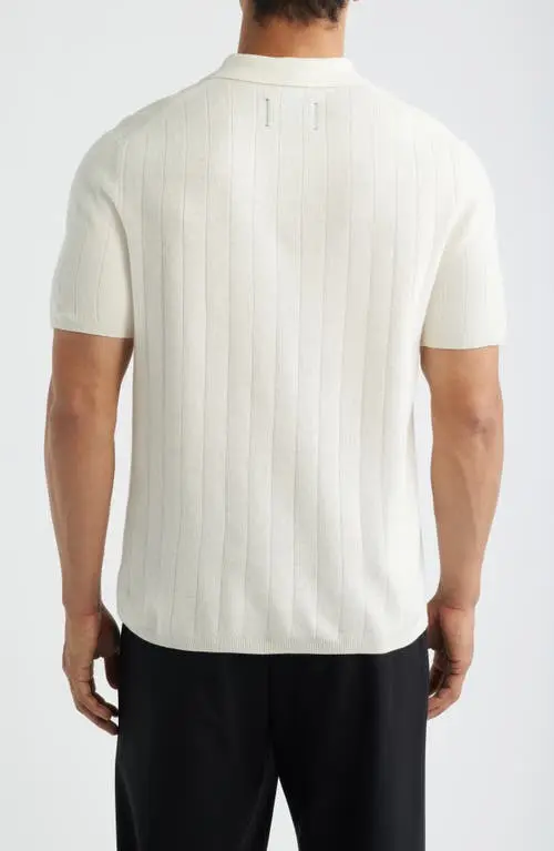 Reigning Champ Piazza Rib Cotton & Linen Full Button Cardigan