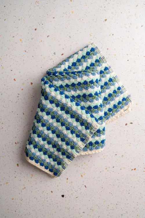 OLIVE AND LOOM Marseille Cotton Hand Towel - Orange
