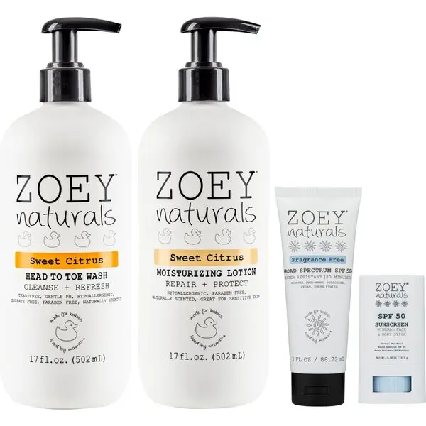 ZOEY NATURALS Sweet Citrus Daily Care Essentials - Yellow
