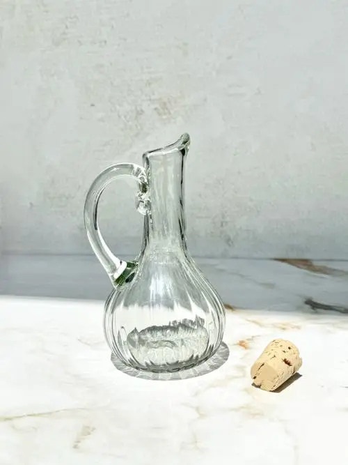 VILLA LUA HOME Handblown Glass Cruet