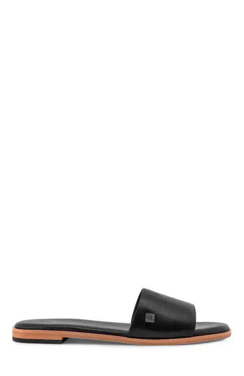 TOGAS Leather Slippers - Black
