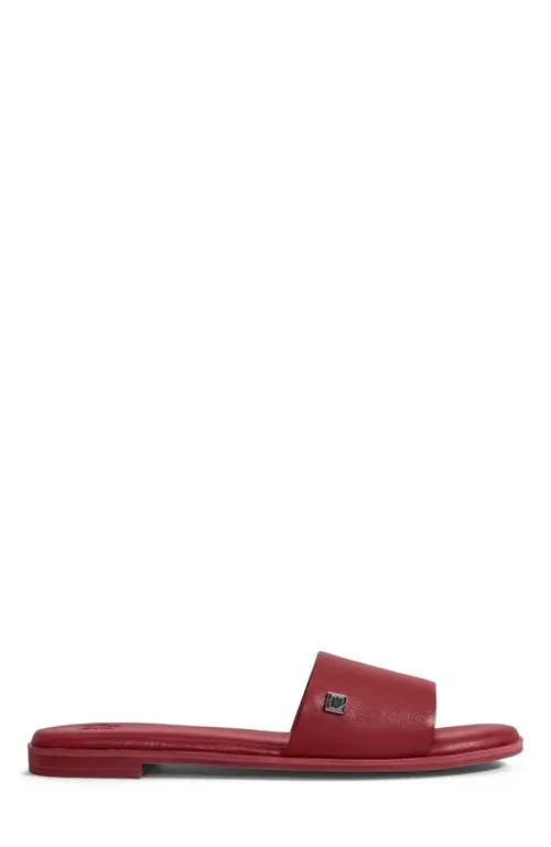 TOGAS Leather Slippers - Red