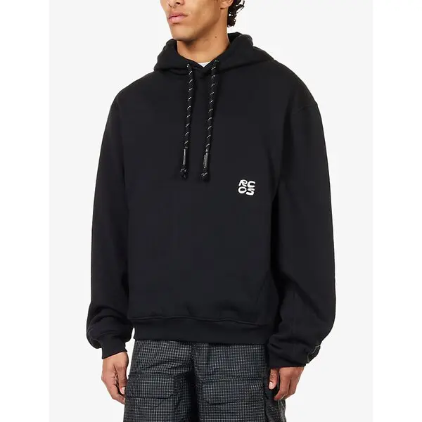 Reese Cooper Stack Logo Cotton-fleece Hoodie