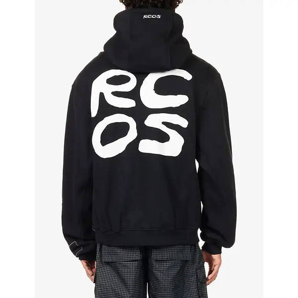Reese Cooper Stack Logo Cotton-fleece Hoodie