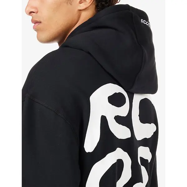 Reese Cooper Stack Logo Cotton-fleece Hoodie