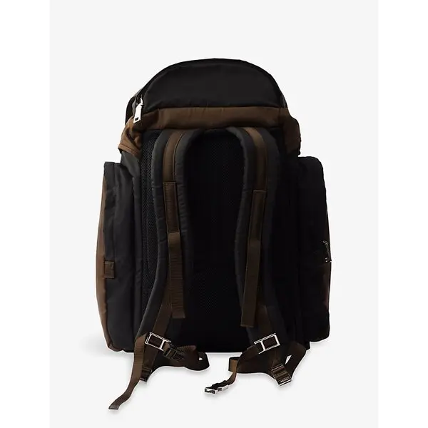 Prada Re-nylon Woven Backpack - Black