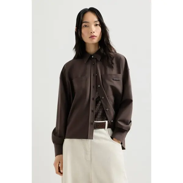 Brunello Cucinelli Wool Shirt