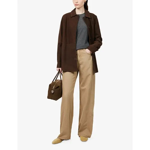 TWP West 11th St Wide-leg Denim Jeans - Kelp