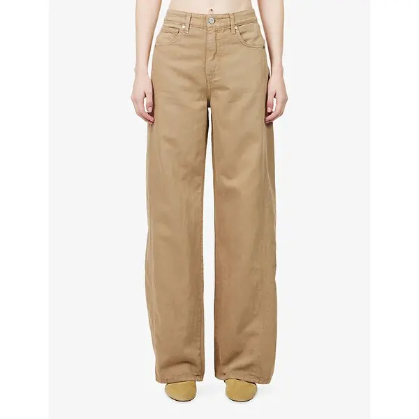 TWP West 11th St Wide-leg Denim Jeans - Kelp