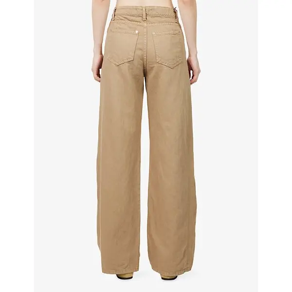 TWP West 11th St Wide-leg Denim Jeans - Kelp