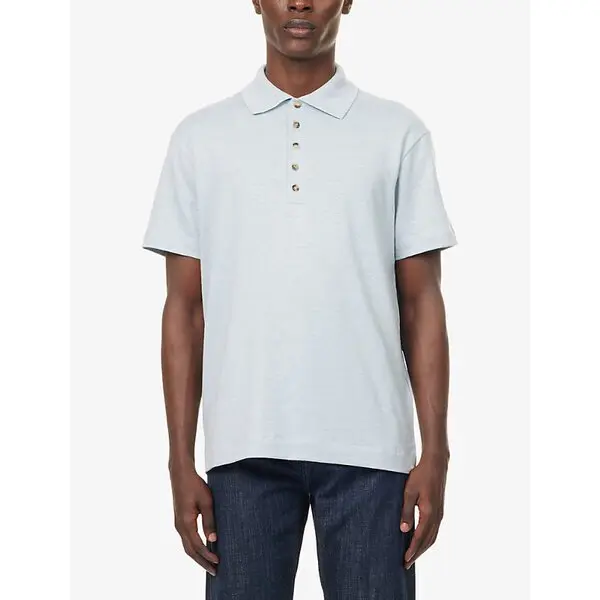 Paul Smith Short-sleeve Linen Polo Shirt