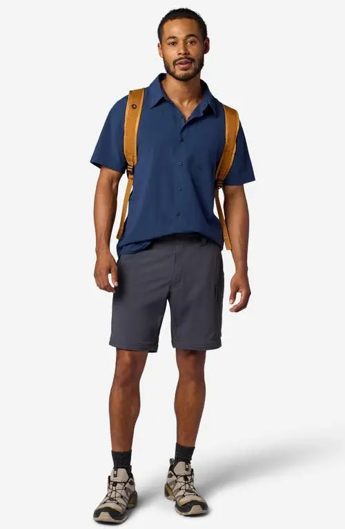MARMOT Airexchange Solarshield Upf Short Sleeve Button-up Shirt - Nightfall Navy