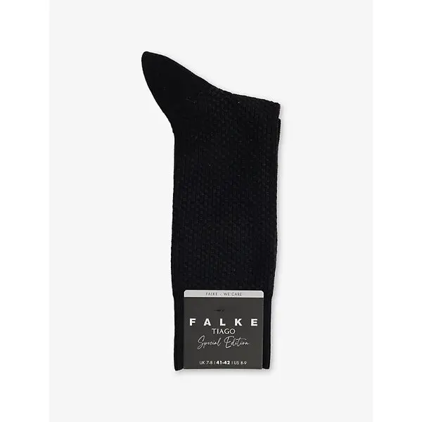 Falke Tiago Special Edition Cotton-blend Socks - Black
