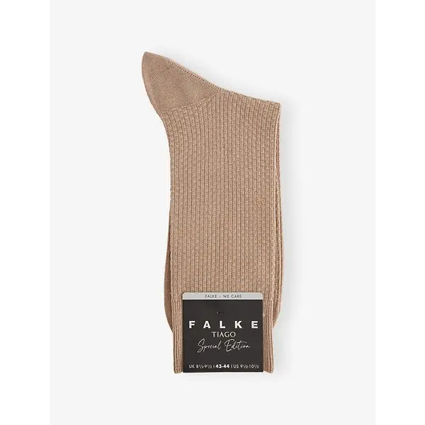 Falke Tiago Special Edition Cotton-blend Socks - Sesame