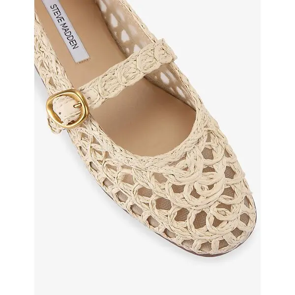 Steve Madden Melody Raffia Ballet Flats
