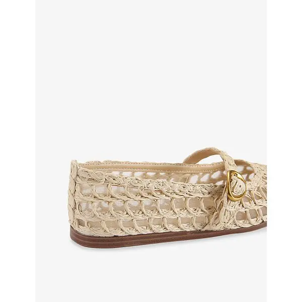 Steve Madden Melody Raffia Ballet Flats