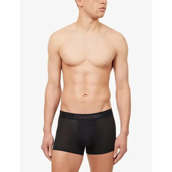 Calvin Klein Ultra Soft Pack Of Three Modal-jersey Trunks - Multi