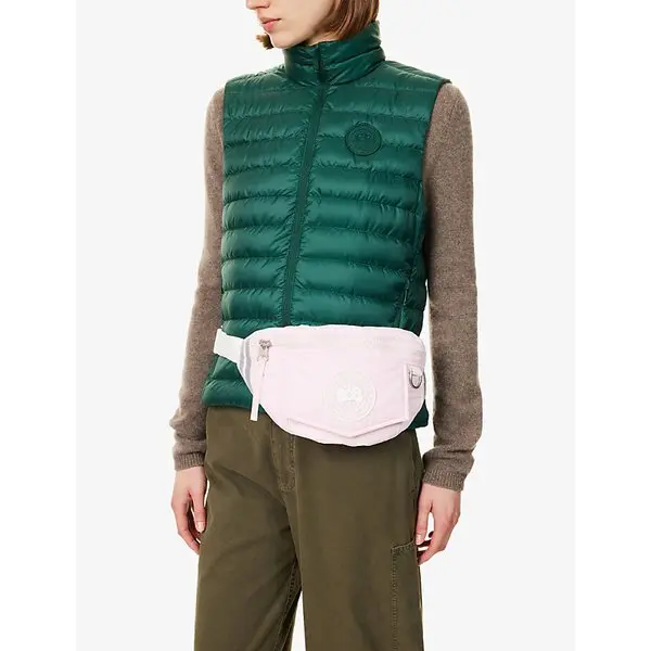 Canada Goose Branded Shell Waist Bag - Bloom Pink