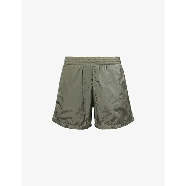 120% Lino Nylon Bermuda Shorts - Kaki