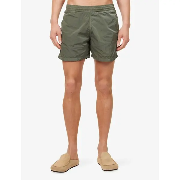 120% Lino Drawstring Nylon Bermuda Shorts