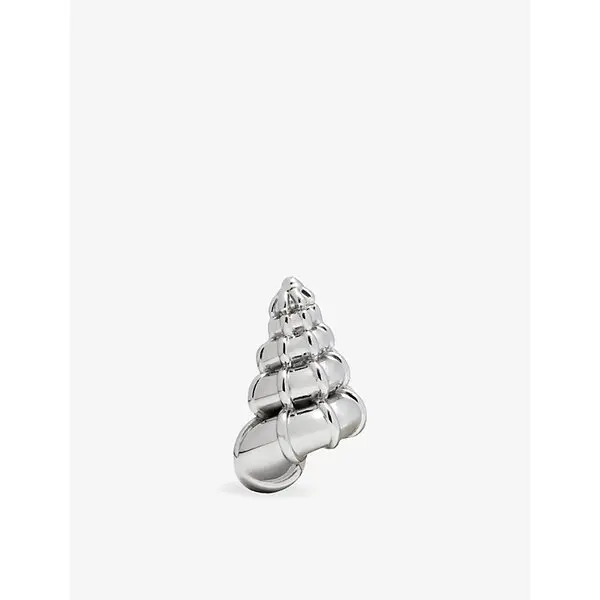 Loewe X Paula's Ibiza Shell Brass Dice Charm - Silver