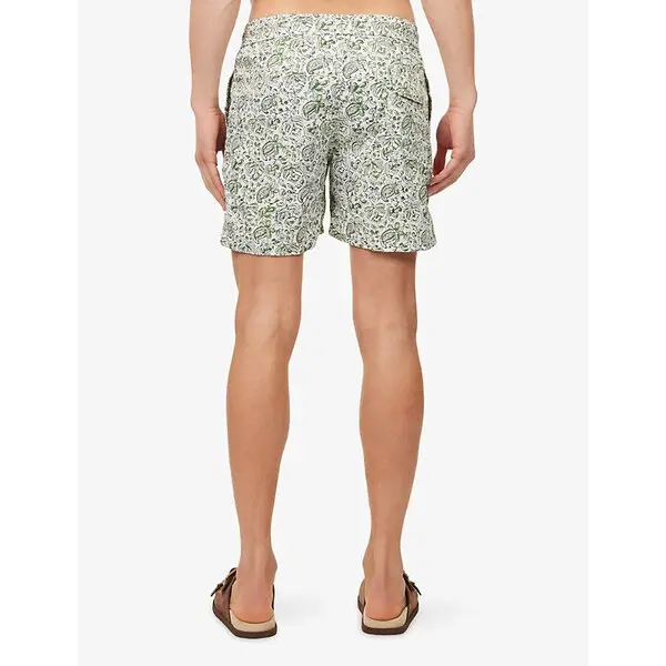 120% Lino Printed Bermuda Shorts