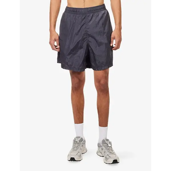 Stone Island Relaxed-fit Swim Shorts - Blue Grey