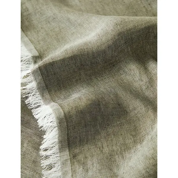 JOSEPH Oversized Linen-blend Scarf 140cm X 140cm
