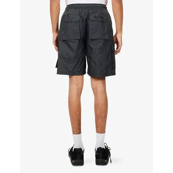Reese Cooper Check-print Ripstop Cargo Shorts