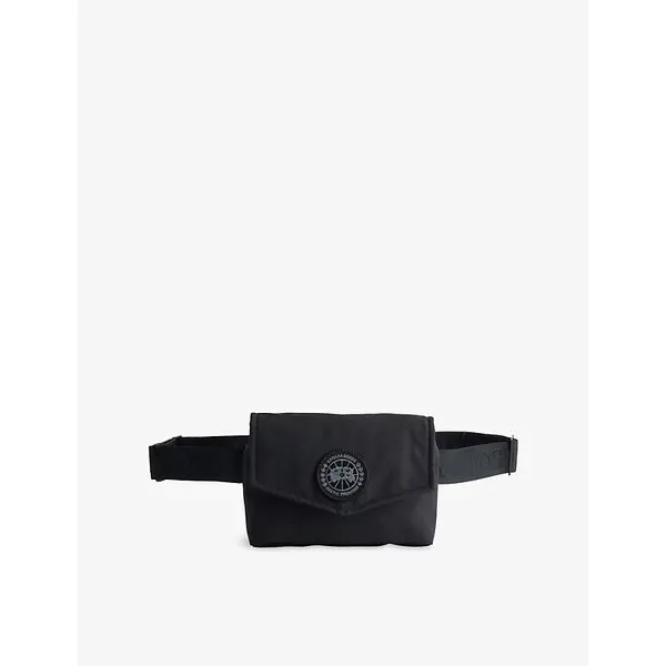 Canada Goose Branded Shell Waist Bag - Black - Noir
