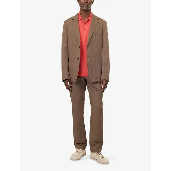 Paul Smith Short-sleeve Linen Polo Shirt