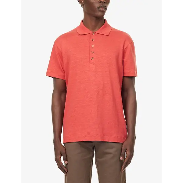 Paul Smith Short-sleeve Linen Polo Shirt