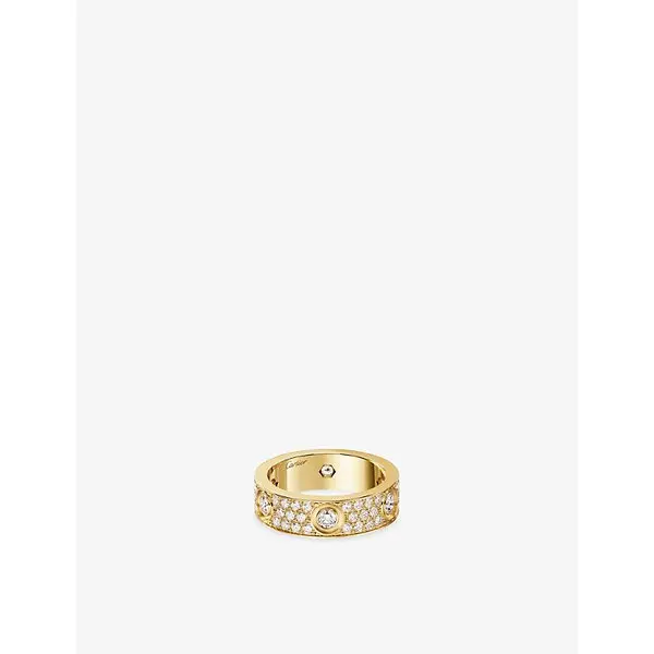 CARTIER Love 18ct Yellow-gold And Diamond Ring - Yellow Gold