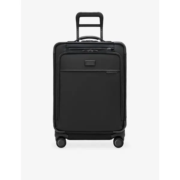 Briggs & Riley Compact Checked Expandable Spinner Suitcase 61cm - Black