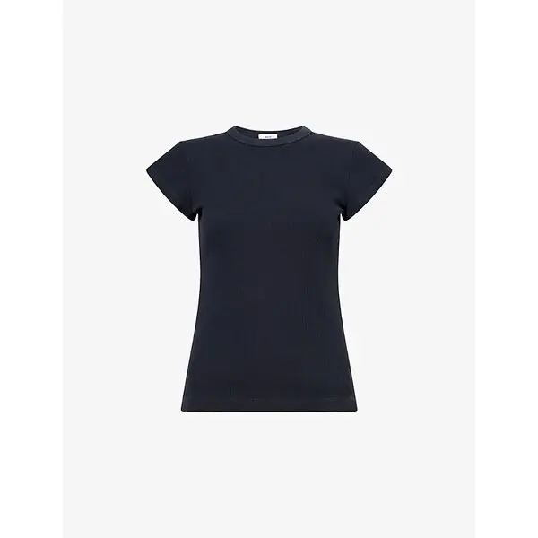 AGOLDE Edison Short-sleeve T-shirt - Nocturne (dk Blk Navy)