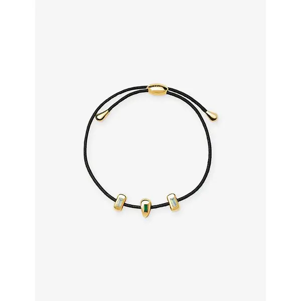 MISSOMA Molten Baguette Cord Bracelet - Gold