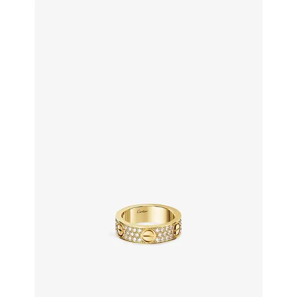 CARTIER Love 18ct Yellow-gold And Diamond Ring - Yellow Gold