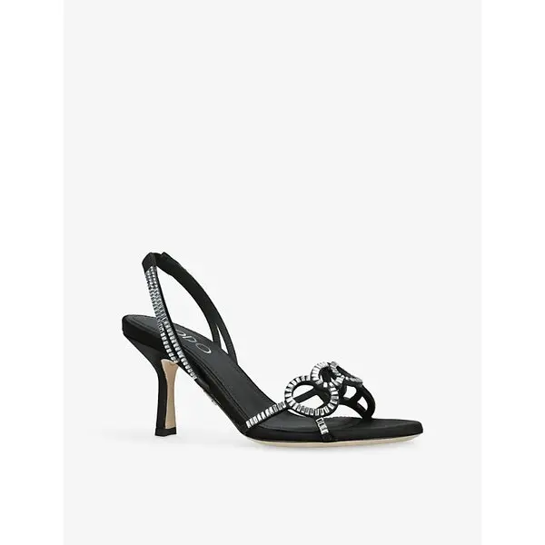 Rodo Pearle Crystal-embellished Heeled Sandals