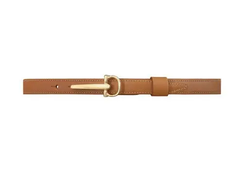 VAINCOURT PARIS La Séduisante Horse Bit Leather Belt - Camel