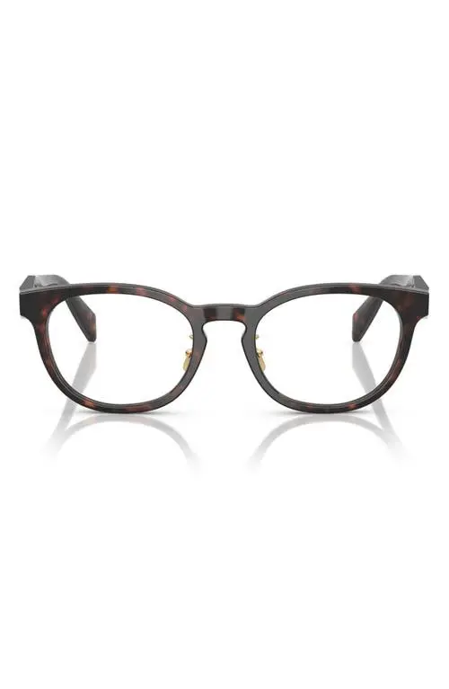 Prada 52mm Phantos Optical Glasses - Brown Tortoise