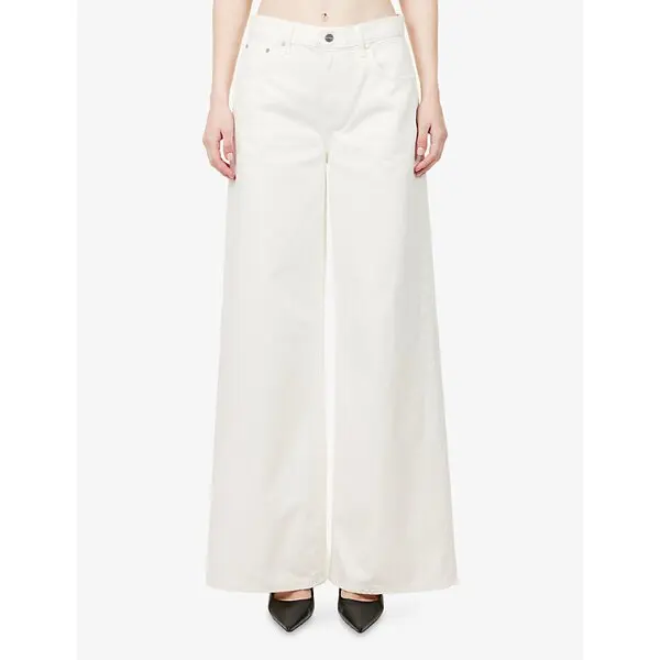 TWP Tiny Dancer Wide-leg Denim Jeans