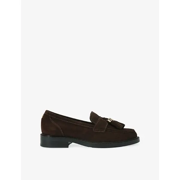 Carvela Lavoro Suede Loafers - Dark Brown