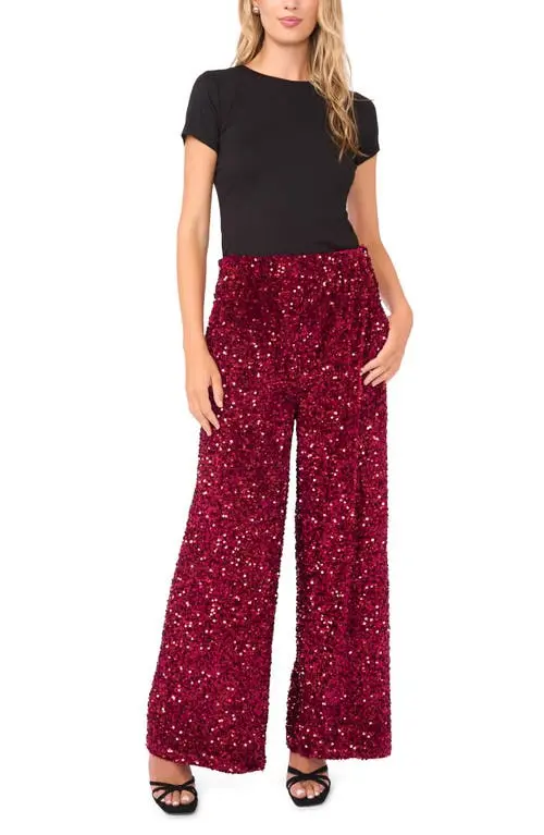 Vince Camuto Sequin Wide Leg Pants