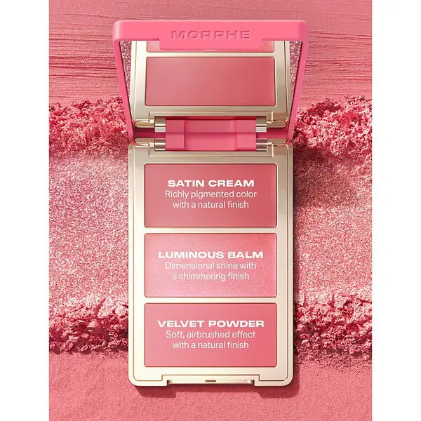 MORPHE Cheek Thrills Multi-finish Face Trio 10.8g - Poolside Spritz